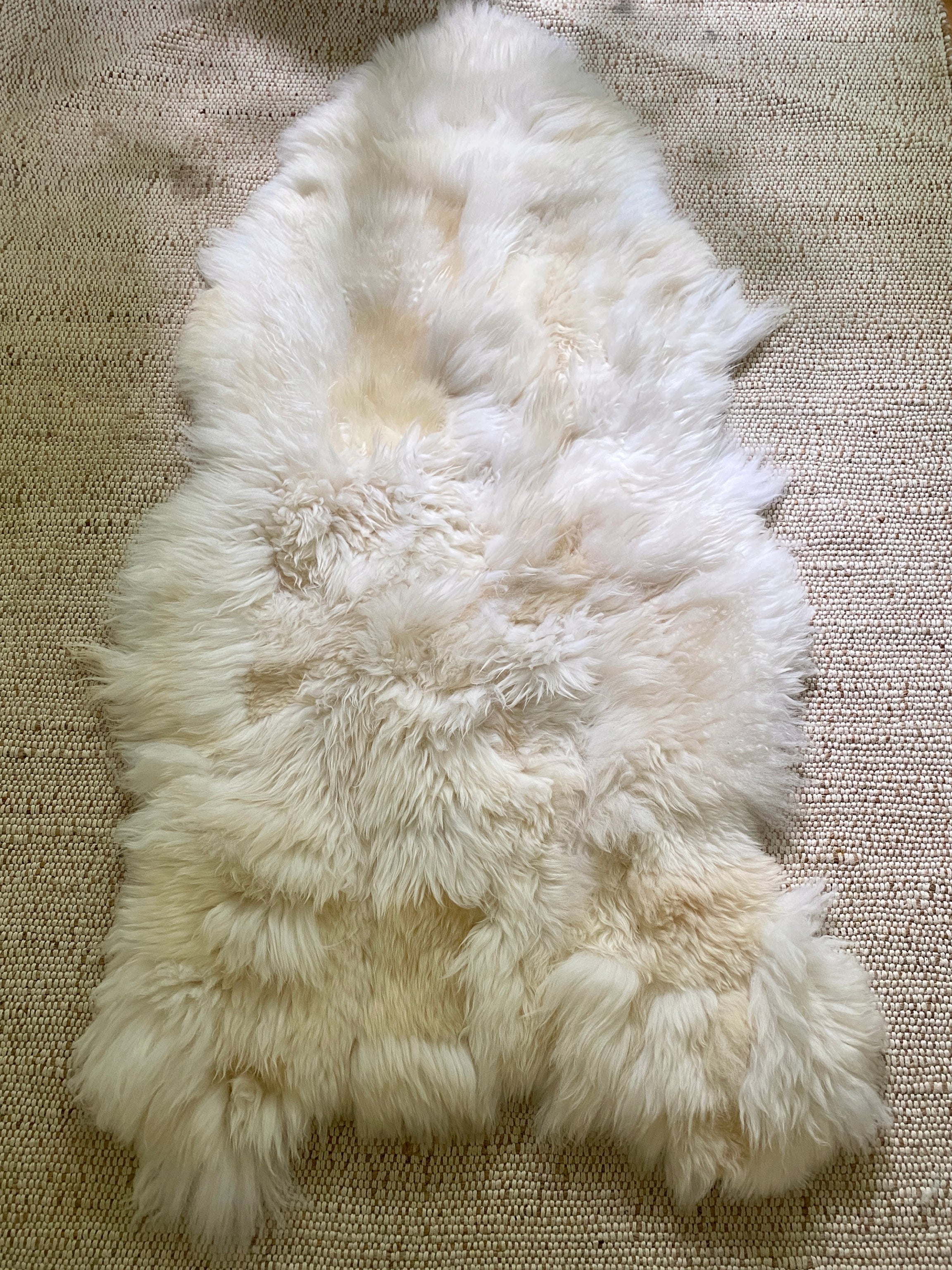 XXL Patchwork Ivory Sheepskin– East Perry